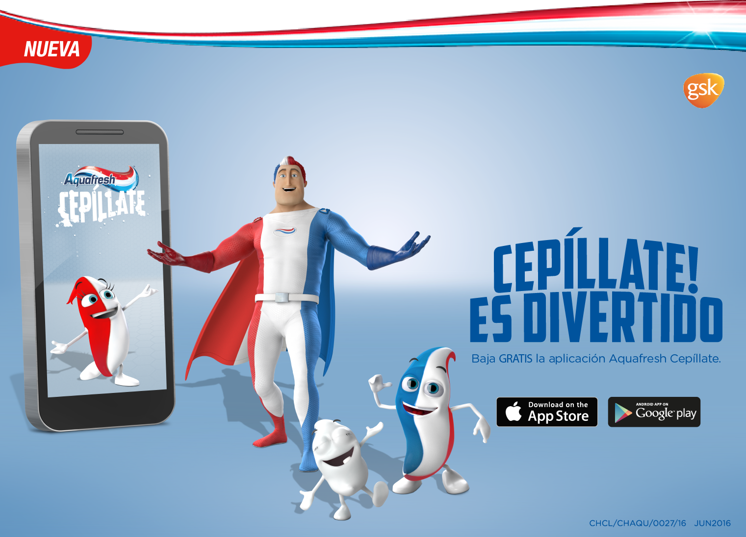 Aplicación Aquafresh Cepíllate | Aquafresh Chile